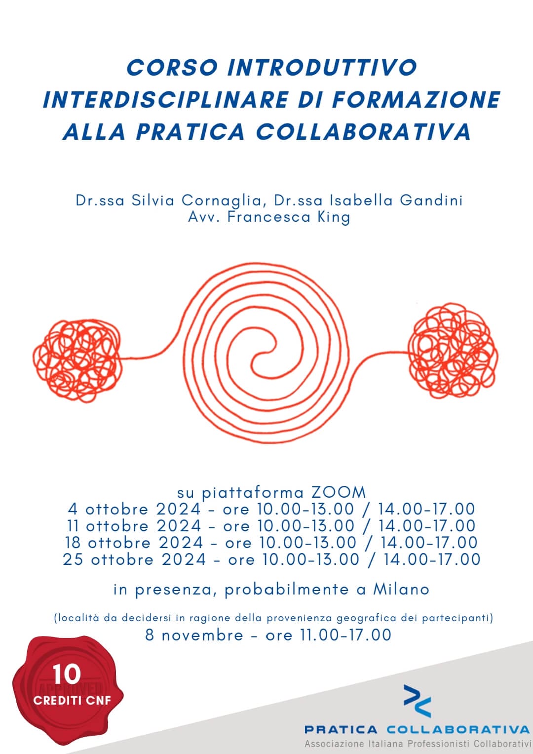 Corso Introduttivo Interdisciplinare alla Pratica Collaborativa - Pratica Collaborativa